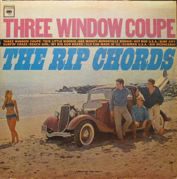 The Rip Chords - Three Window Coupe - vinyl – Press Vinyl Cafe